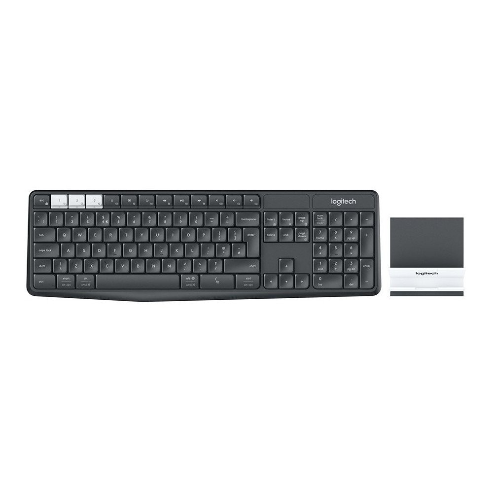 LOGITECH K375s Multi-Device Wireless Keyboard and Stand Combo