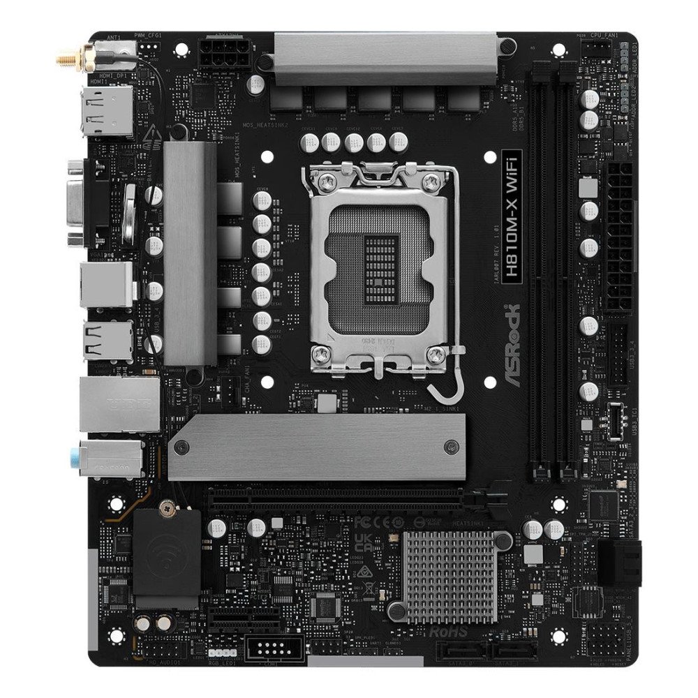 Mainboard|ASROCK|Intel H810|LGA 1851 (Socket V1)|micro ATX|RAM